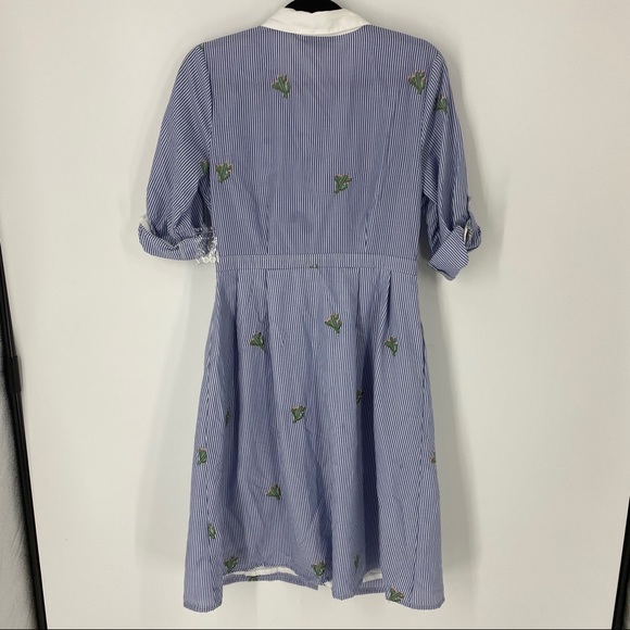 Modcloth | Dresses | Modcloth Cactus Pin Stripe Dress Sz Nwt | Poshmark